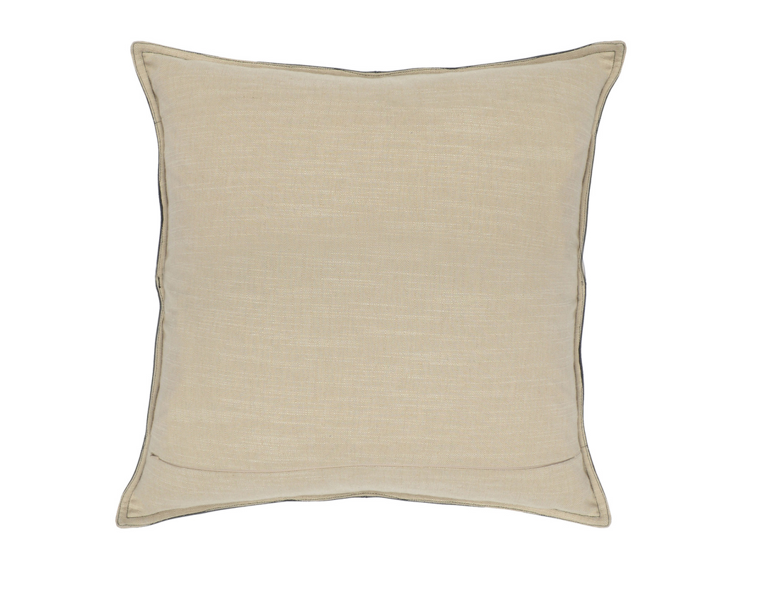 Dexter Onyx Leather Pillow – Reclaimed Warehouse